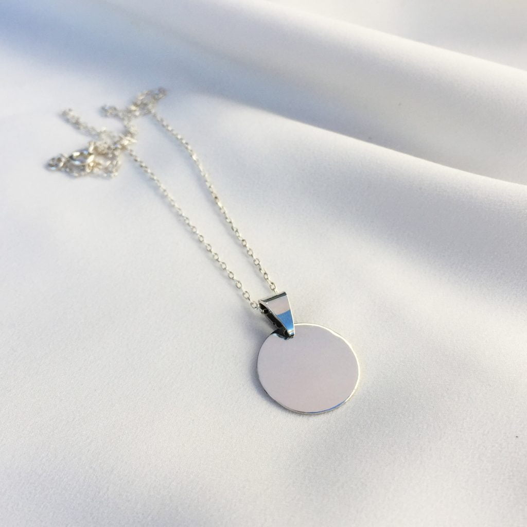 Cadena con medalla para personalizar plata 925 – CLEMEN